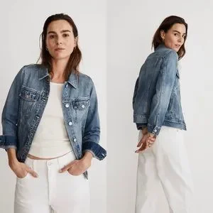 Madewell | Jackets & Coats | Madewell Classic Denim Jacket Xs Light ...